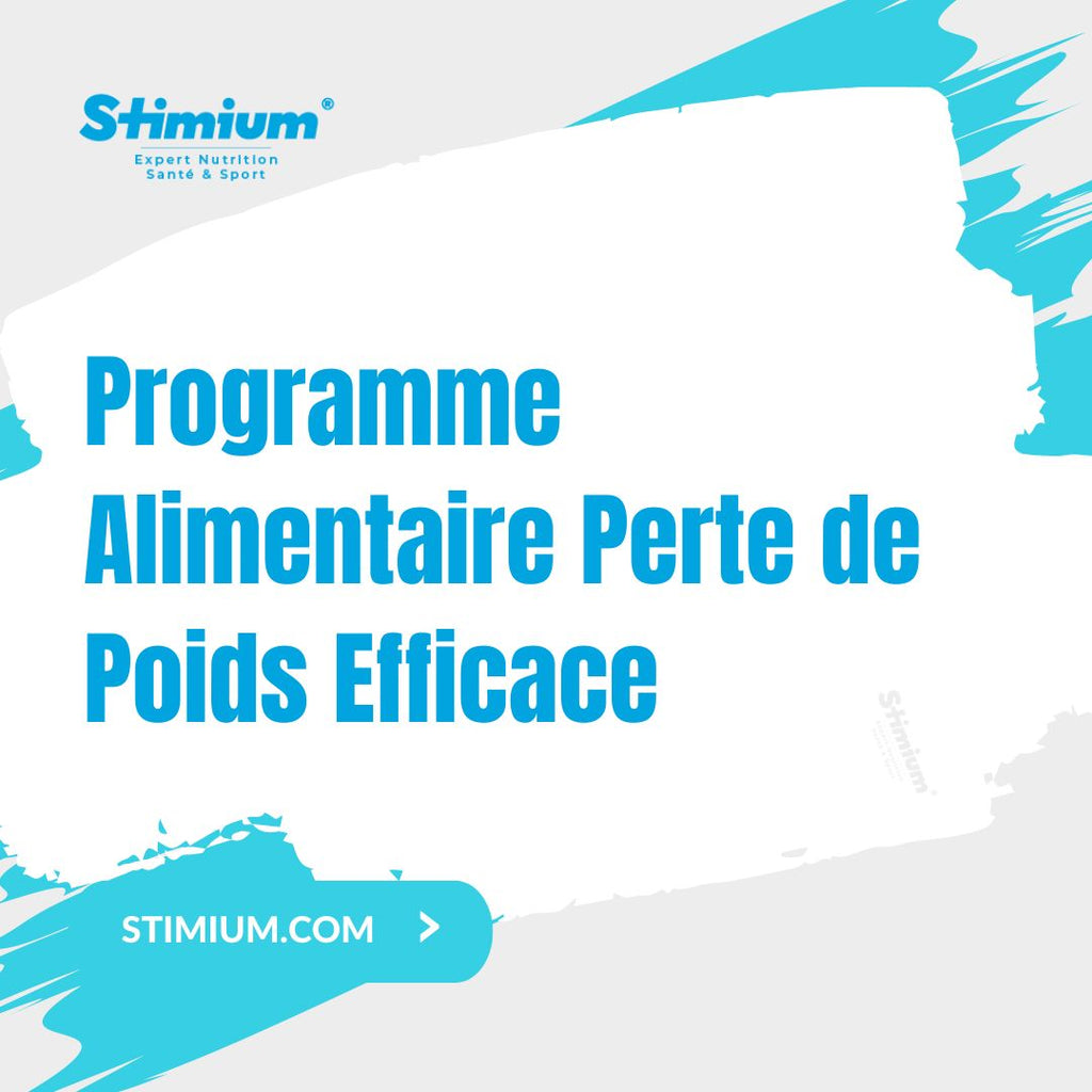 Programme Alimentaire Perte de Poids Efficace - Laboratoires Stimium